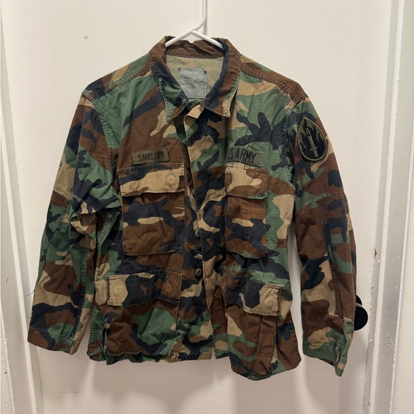 U.S. Army | Jackets & Coats | Us Army Camouflage Field Jacket Vintage ...